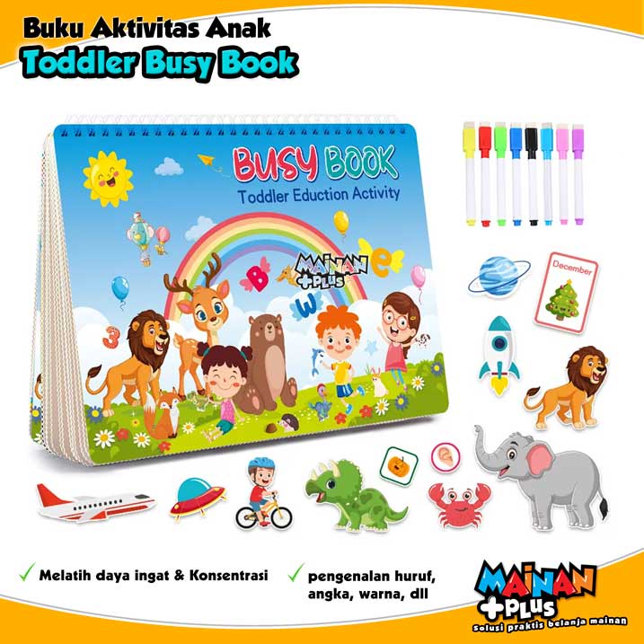 Jual Buku Edukasi Aktivitas Anak Toddler Education Activity Busy Book ...