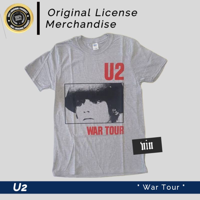 Jual U2 - War Tour || U2 u2 U2 Kaos T shirt Band Music Original ...