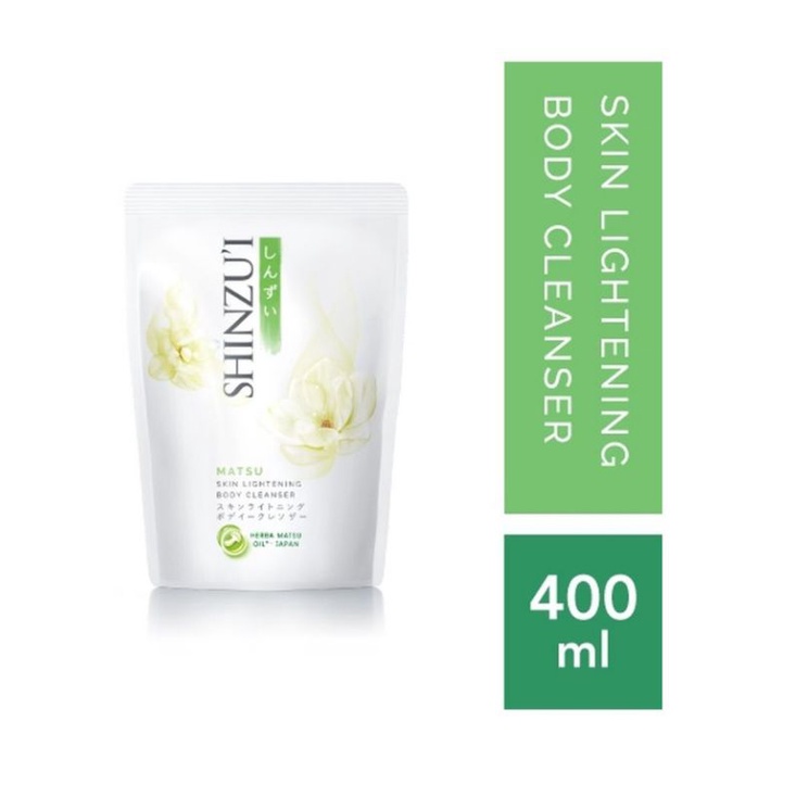 Jual shinzui body cleanser skin lightening matsu 400ml | Shopee Indonesia