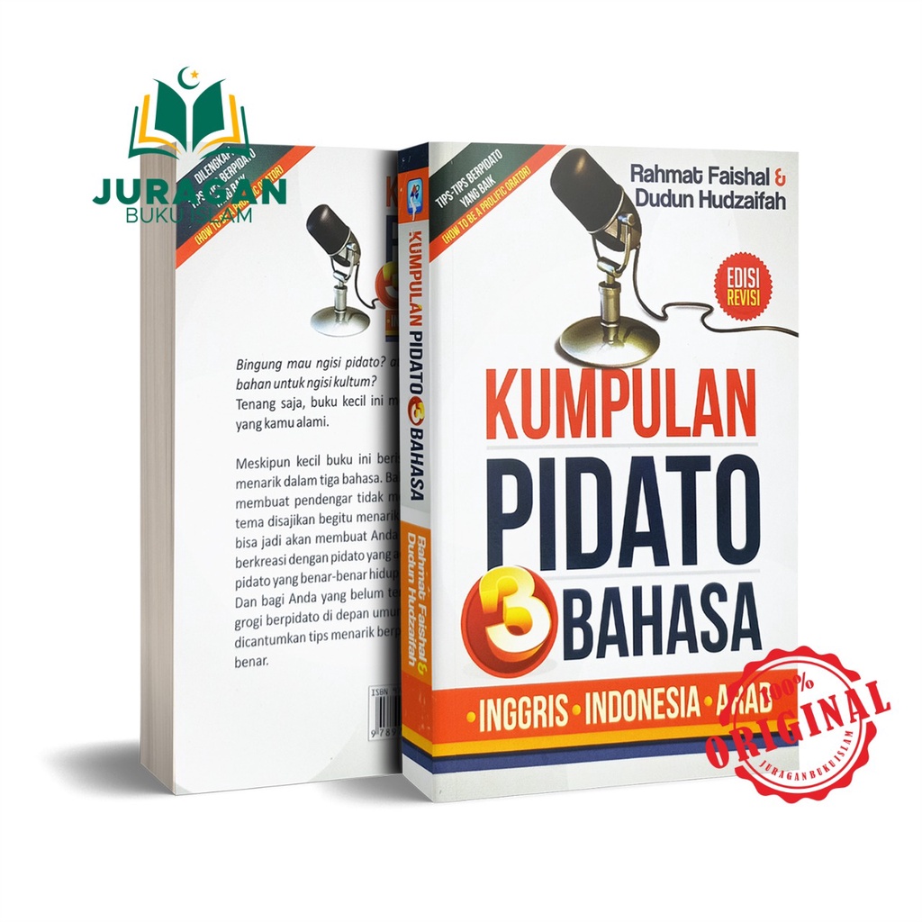 Jual BUKU Kumpulan Pidato 3 Bahasa - Pustaka Arafah | Shopee Indonesia