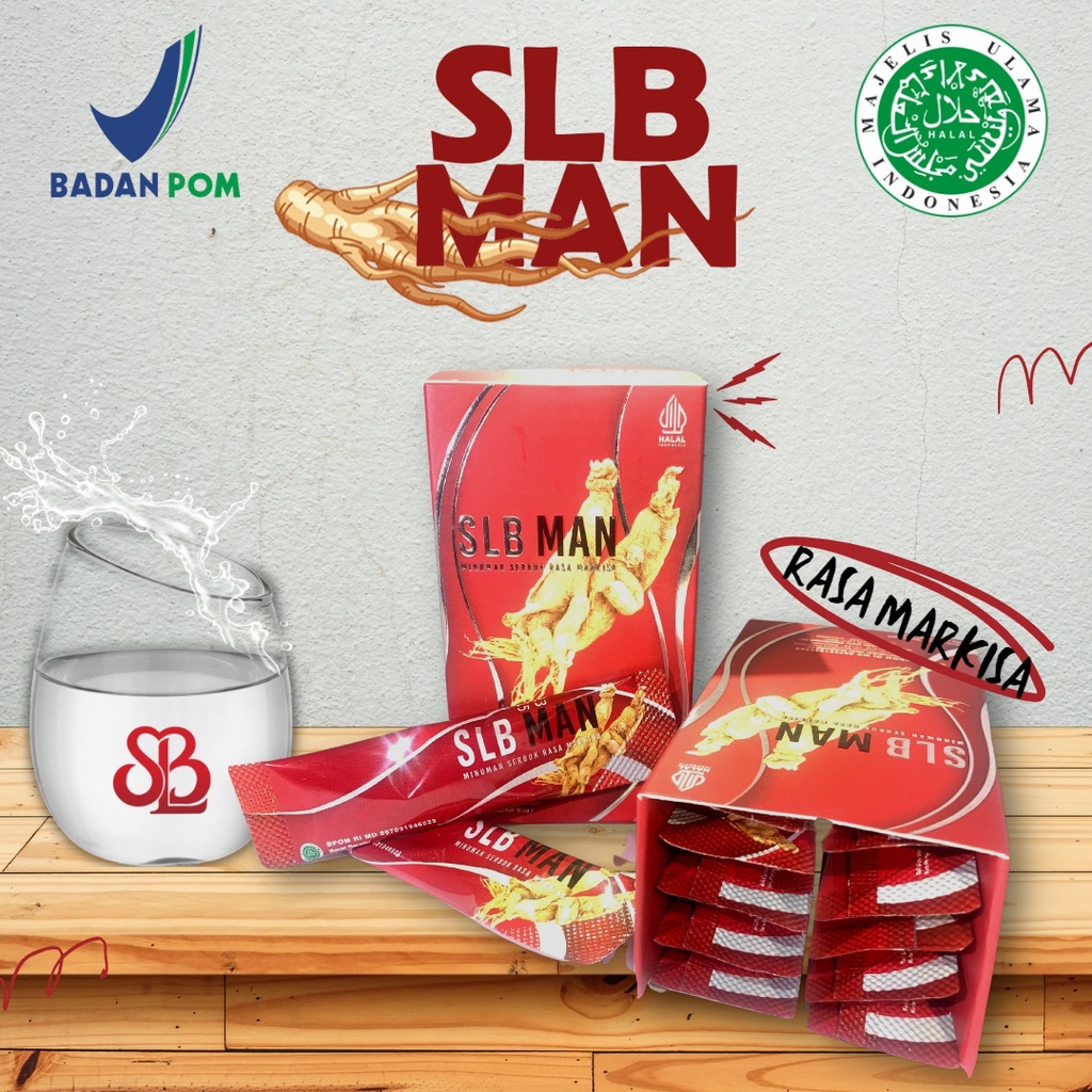Jual SLB MAN SERBUK GINSENG 4 BOX ( 40 Sachet ) | Shopee Indonesia