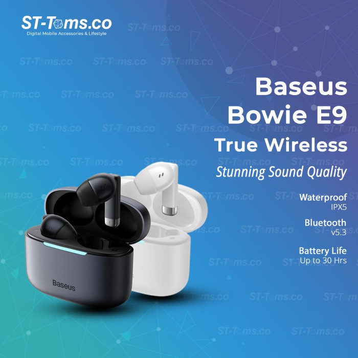 Jual Baseus Bowie E9 True Wireless Earphones TWS - NGTW12 | Shopee ...