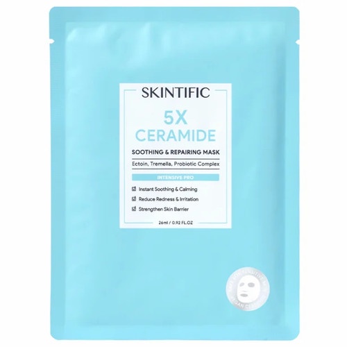 Jual SKINTIFIC Masker Wajah Sheet Mask 5X Ceramide Soothing and ...