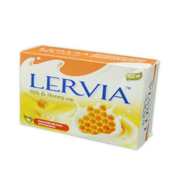 Jual LERVIA Soap Milk Honey 90gr | Shopee Indonesia