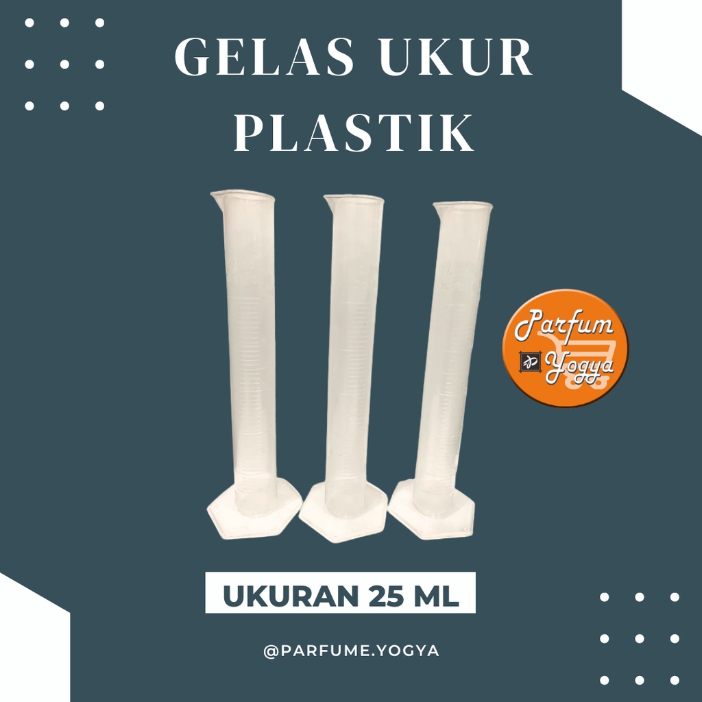 Jual GELAS UKUR PLASTIK / GELAS TAKARAN PARFUM 25 ML | Shopee Indonesia