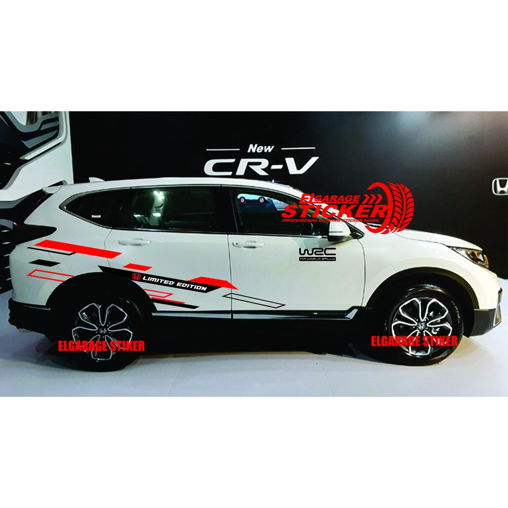 Jual Stiker mobil honda crv cutting stiker striping variasi body ...
