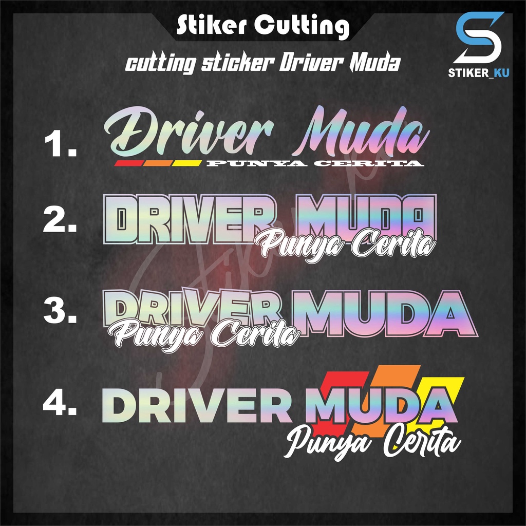 Jual Stiker Sticker Cutting Driver Muda L300, Carry, TSS, Grand Max ...