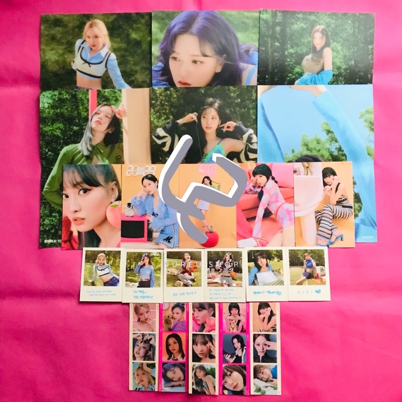 Jual TWICE - Between 1&2 (Polaroid/Postcard/Film Photo Sticker/Folded Poster: Nayeon Jeongyeon ...