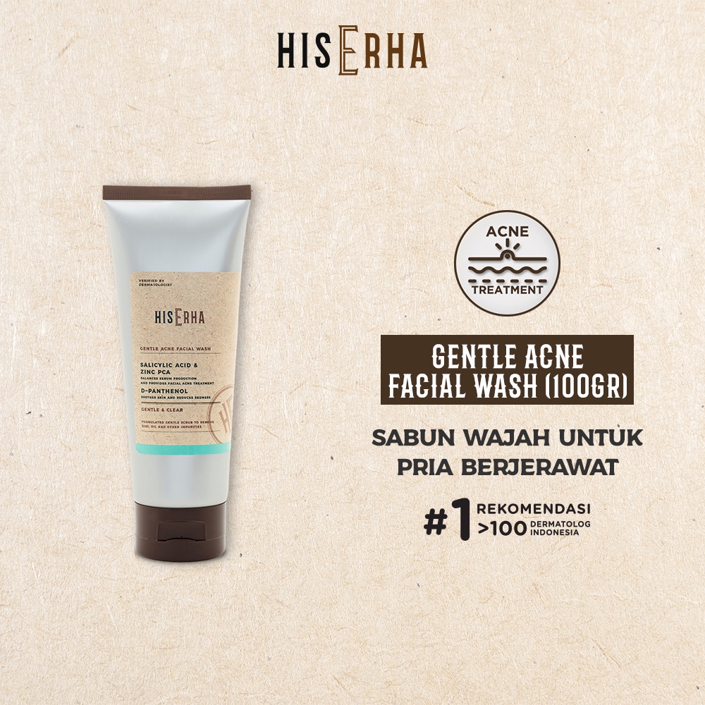 Jual HIS ERHA Gentle Acne Facial Wash 100g - Sabun Wajah Jerawat Khusus ...