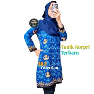 Jual Tunik Batik Korpri Wanita Seragam Korpri Wanita Gamis Korpri ...
