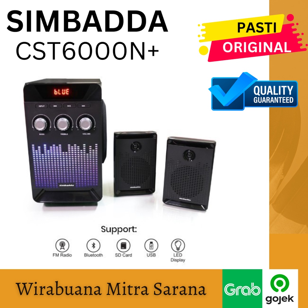 Jual SPEAKER SIMBADDA CST 6000N+ LED DISPLAY REMOTE SUPPORT BLUETOOTH ...