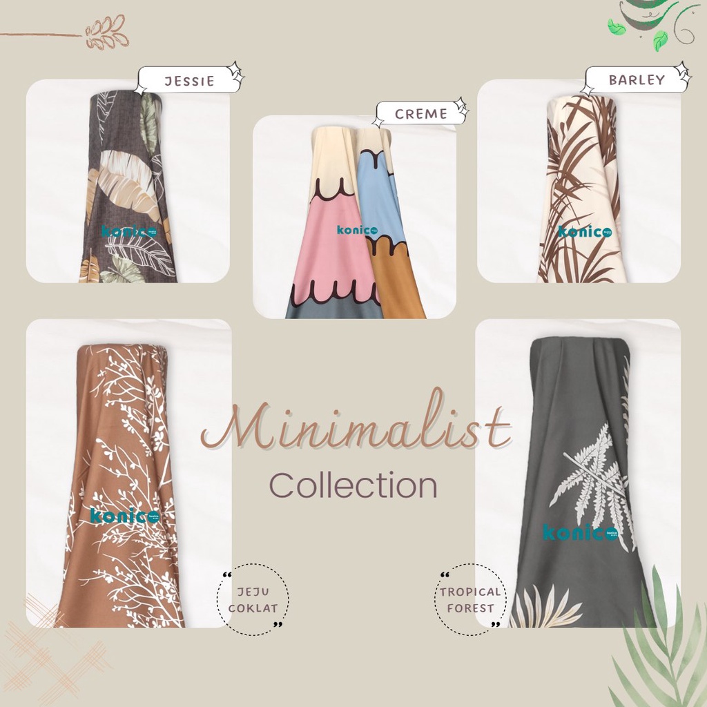 Jual KONICO Bahan Kain Sprei Bahan KATUN HALUS Motif BUNGA BARLEY Meteran ( kain meteran ...