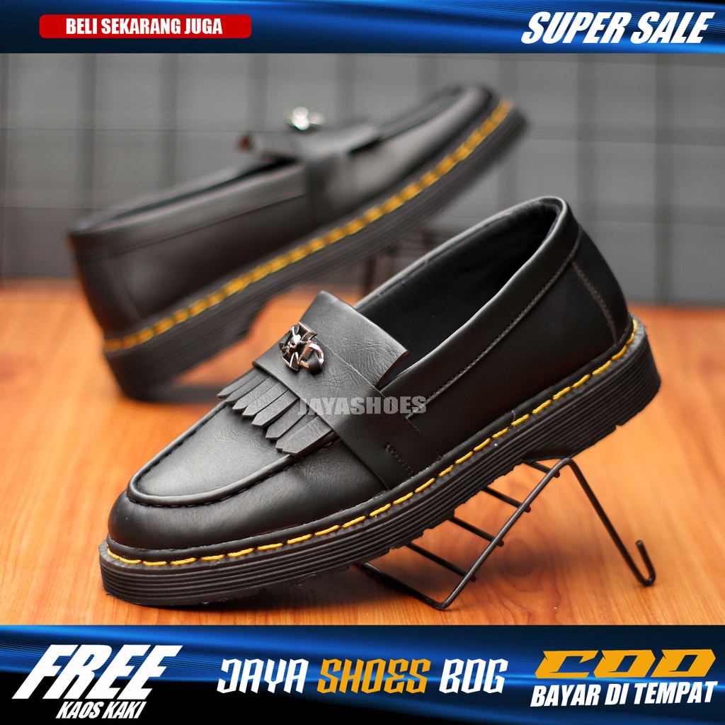 Jual MARKO Sepatu Docmart Pria Smile Original Formal Slip On Casual ...