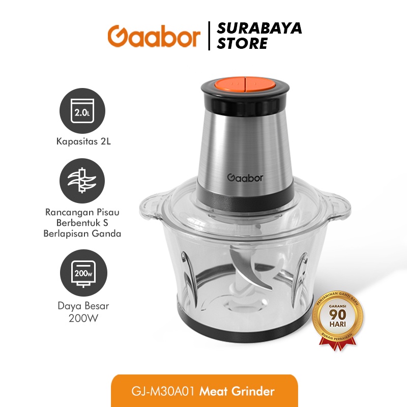 Jual Gaabor Electric Meat Grinder 2L Mesin Penggiling Daging/ Sayur ...
