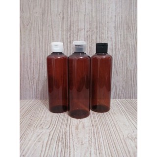 Jual BOTOL AMBER 250 ML PET / BOTOL FLIFTOP 250 ML AMBER - TUTUP HITAM ...