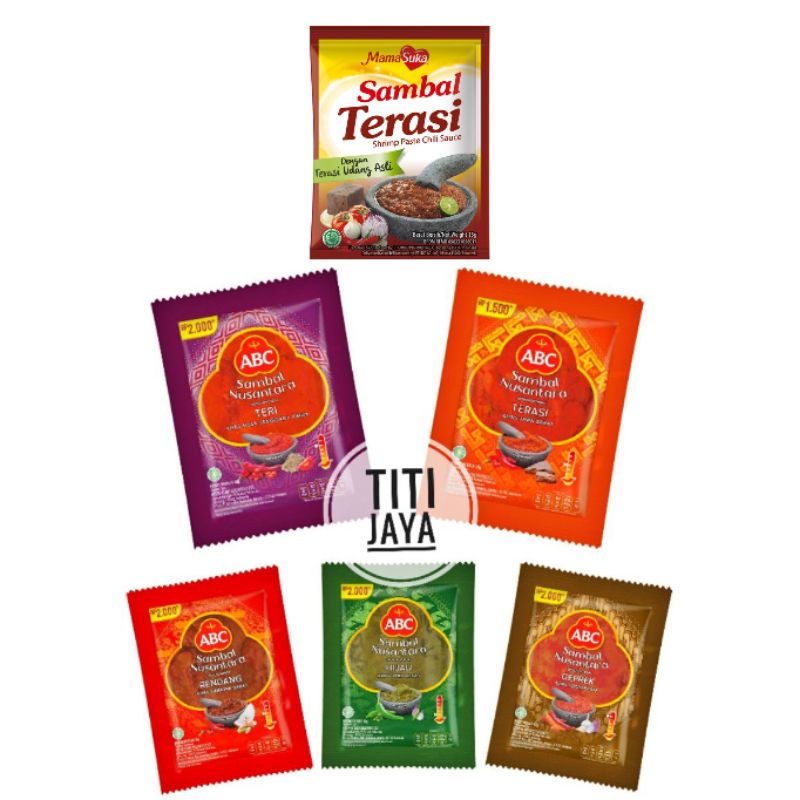 Jual SAMBAL ABC MAMASUKA INSTAN NUSANTARA TERI RENDANG SAMBEL HIJAU ...