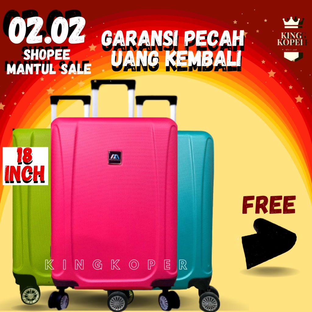 Jual Koper 18 inch Polo 032 ukuran cabin - kabin - koper fiber - koper ...