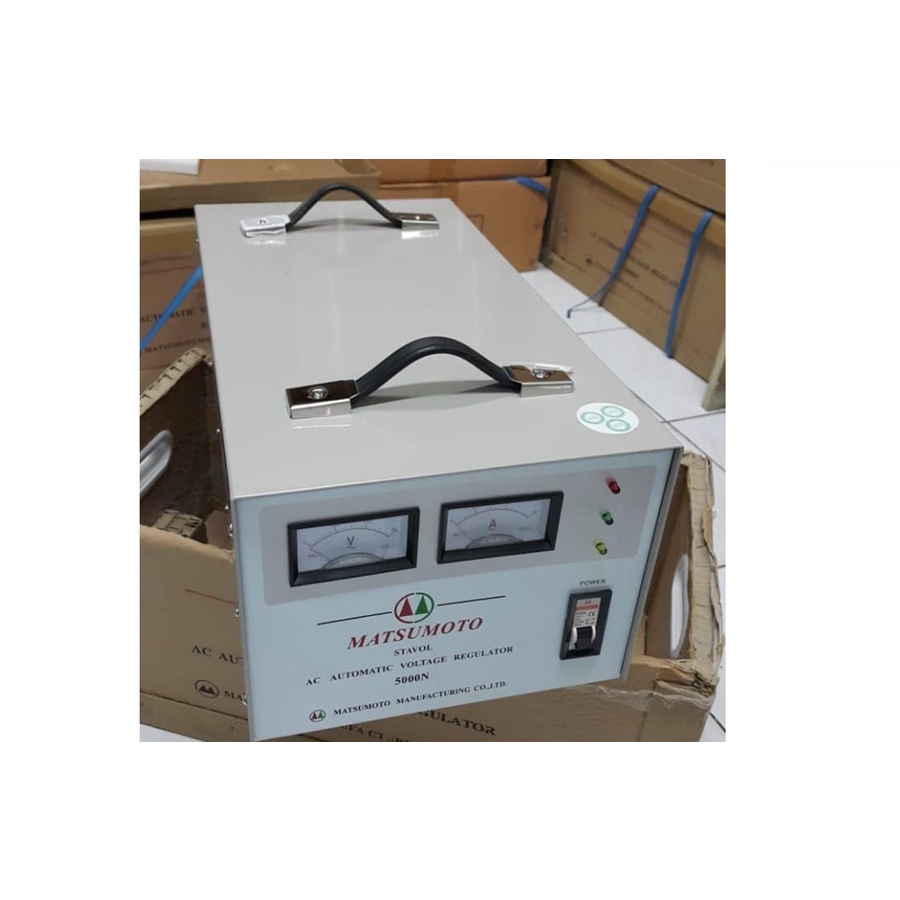 Jual Stabilizer Stabiliser 5000 Watt Stavol Matsumoto 5000N Ori 100% ...