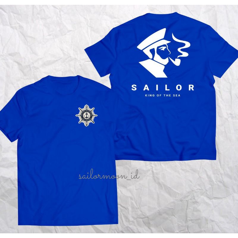 Jual KAOS SABLON CUSTOM BEBAS DESIGN KAOS KAPTEN KAOS SAILOR KAOS ...