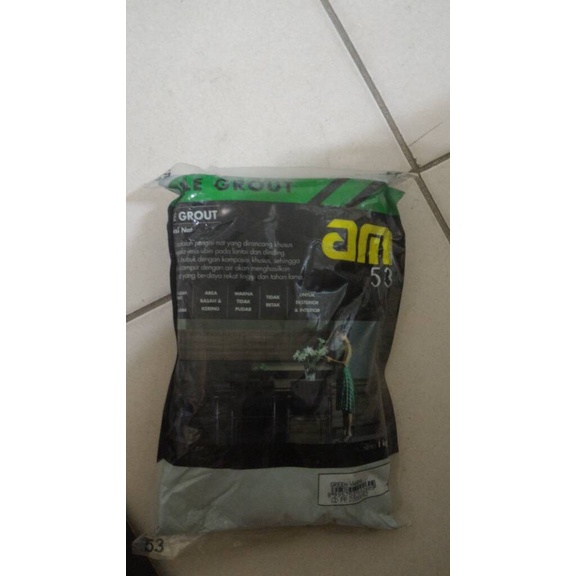 Jual AM Grout 53 Nat keramik (1 Kg) | Shopee Indonesia