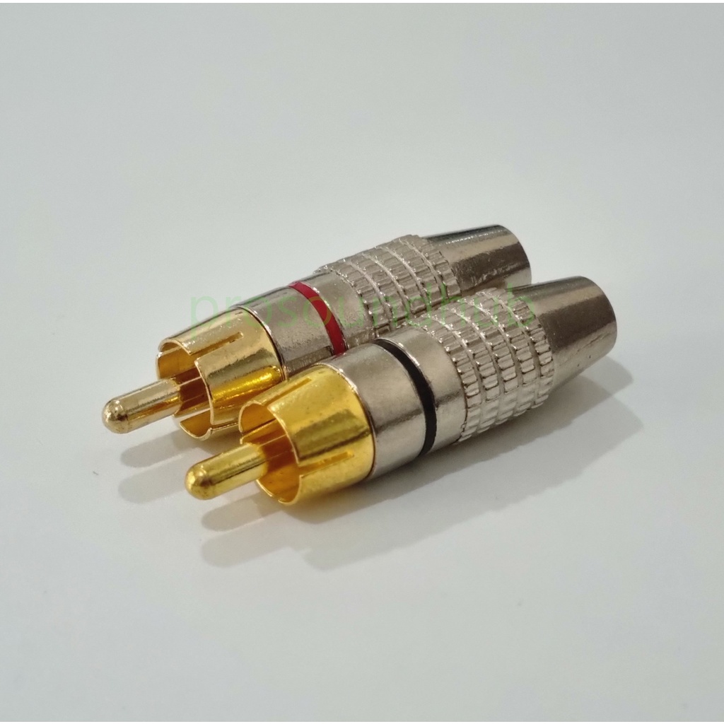 Jual Konektor RCA Male Phono AV Connector Jack RCA | Shopee Indonesia