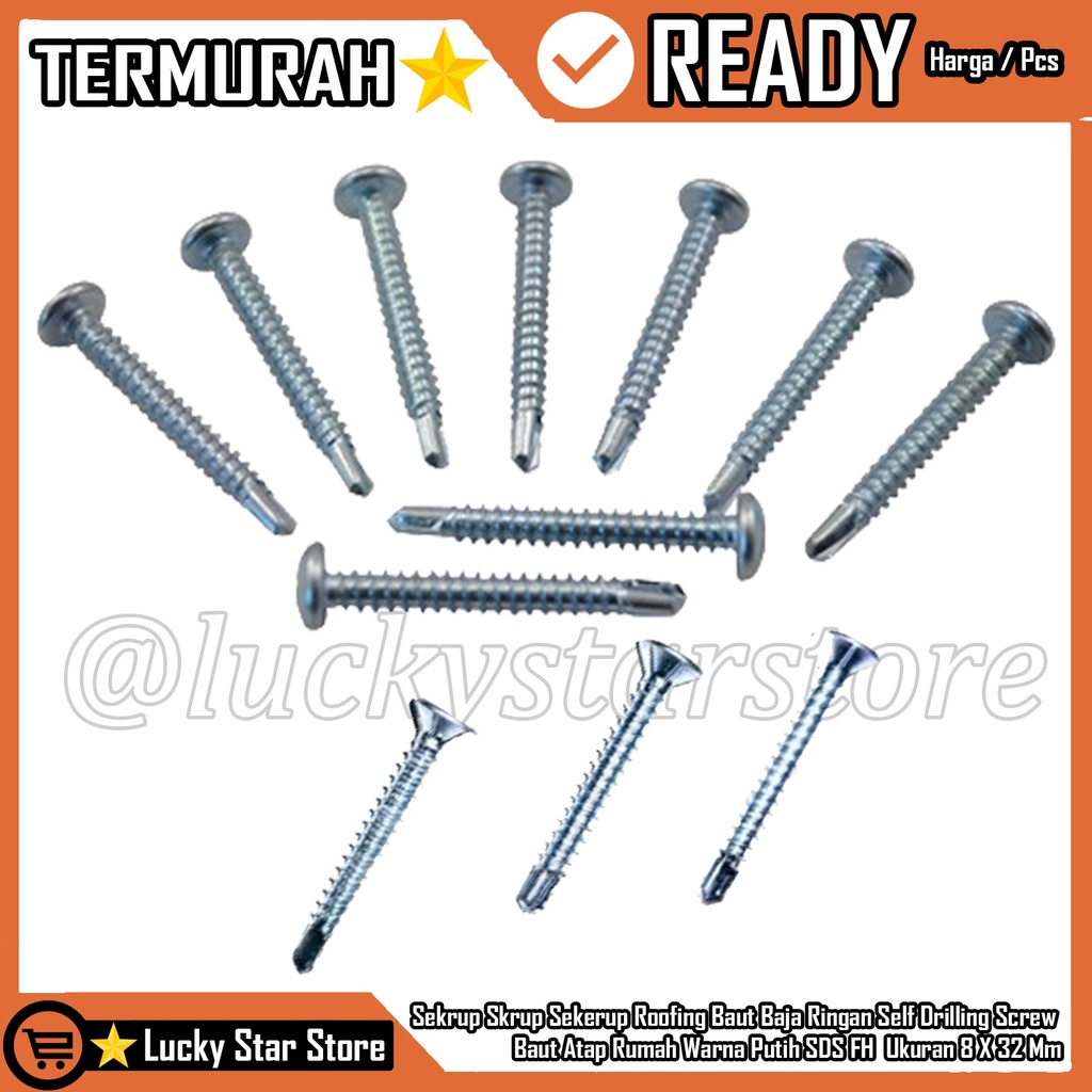 Jual SKRUP ROOPING Baut /Baja Ringan Roofing Roping/ Sekrup Sekerup ...