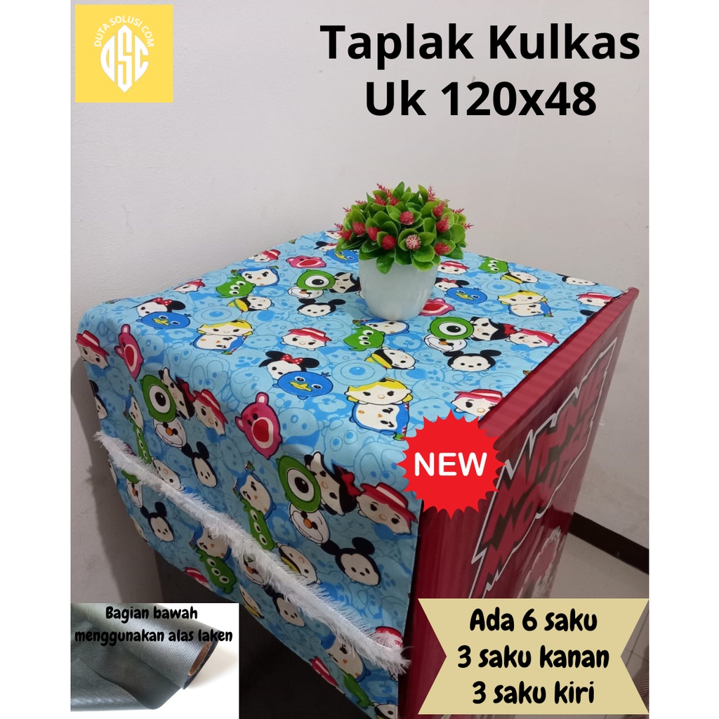 Jual TAPLAK KULKAS Ada Kantong Dipinggirnya (Ukuran 120x48 CM) | Shopee ...