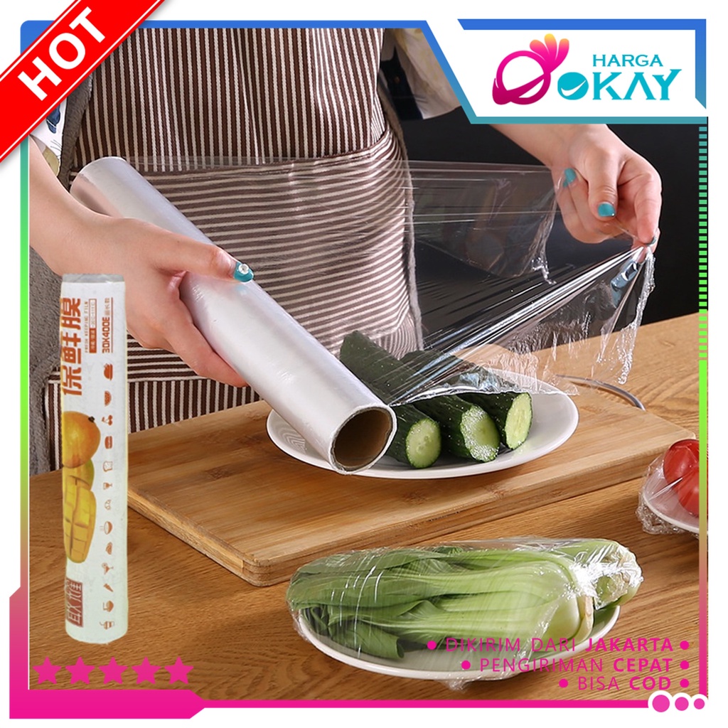 Jual HO Plastik Wrap Pembungkus Makanan 30cm x 10mtr Food Wrapping Roll ...