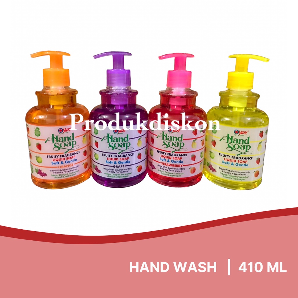 Jual YURI Hand Soap Pump 410ml - Sabun Cuci Tangan | Shopee Indonesia