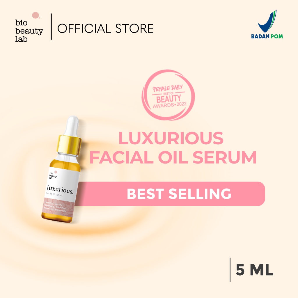 Jual Bio Beauty Lab 5ml Luxurious Facial Oil Serum | Shopee Indonesia