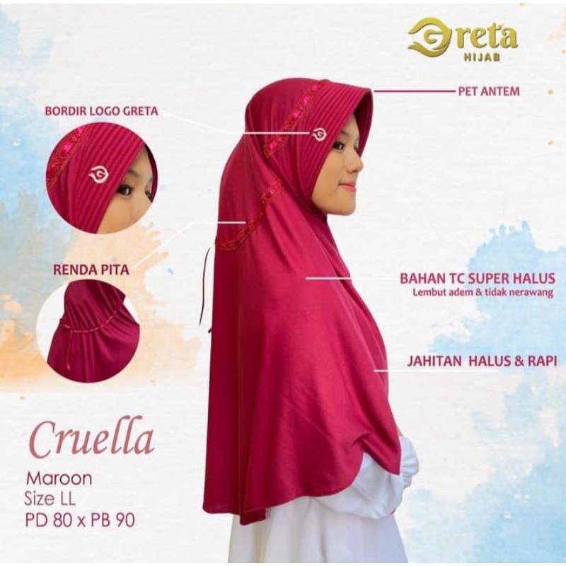 Harga cruella greta hijab Terbaru Jul 2025 | BigGo Indonesia