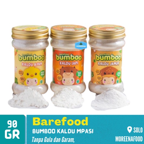 Jual Barefood - BUMBOO KALDU AYAM, SAPI, JAMUR MPASI 90G - TANPA GULA ...