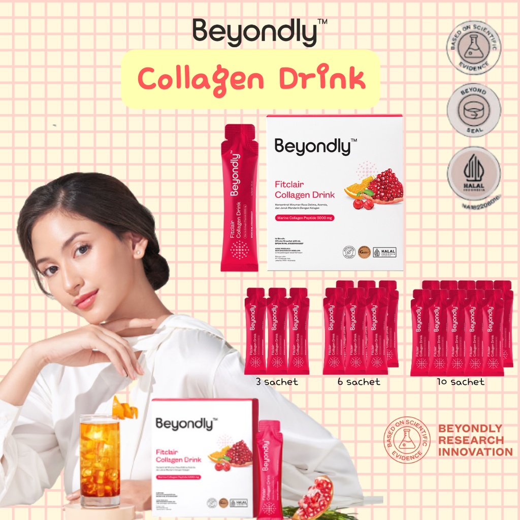 Jual Beyondly Fitclair Marine Collagen Drink - Minuman Kesehatan dan Kecantikan | Shopee Indonesia
