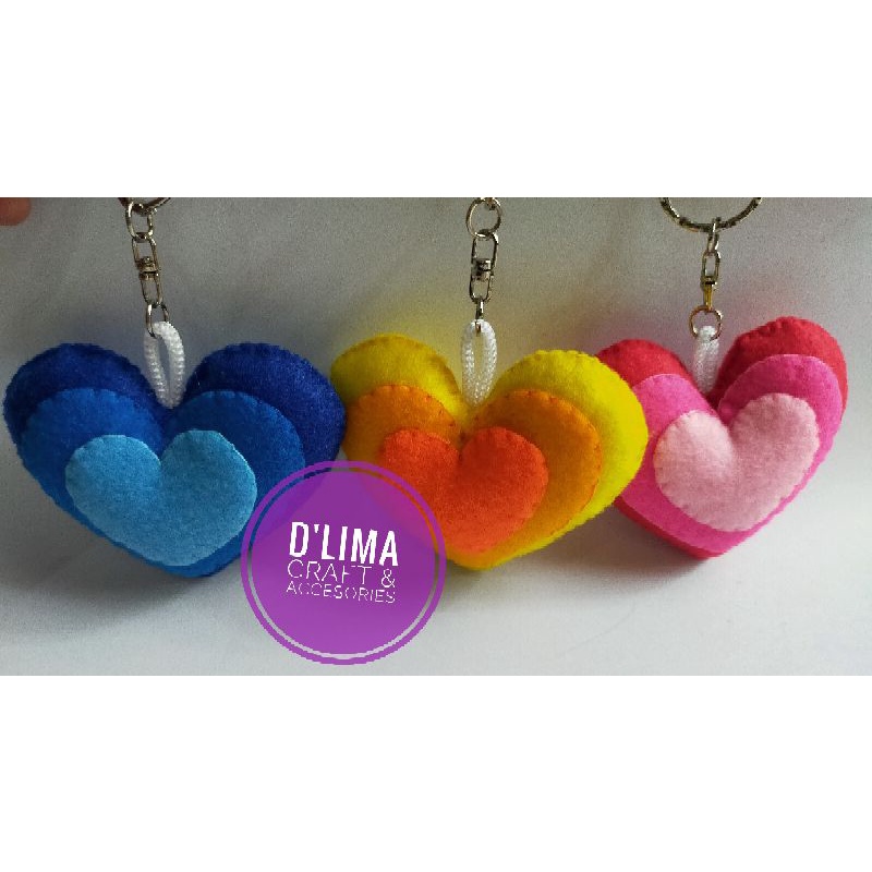 Jual Gantungan Kunci Flanel | Aksesoris Gantung | Souvenir Ganci Flanel | Shopee Indonesia