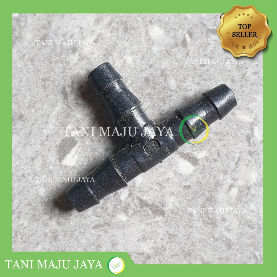 Jual Konektor T 3 Cabang Selang PE 7 mm Tee Connector Sambungan Irigasi ...