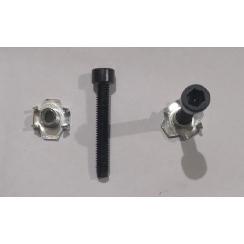 Jual baut hitam CM6 x 40 baud kunci LDeskripsi Baut CM6*40 (L) + Mur ...