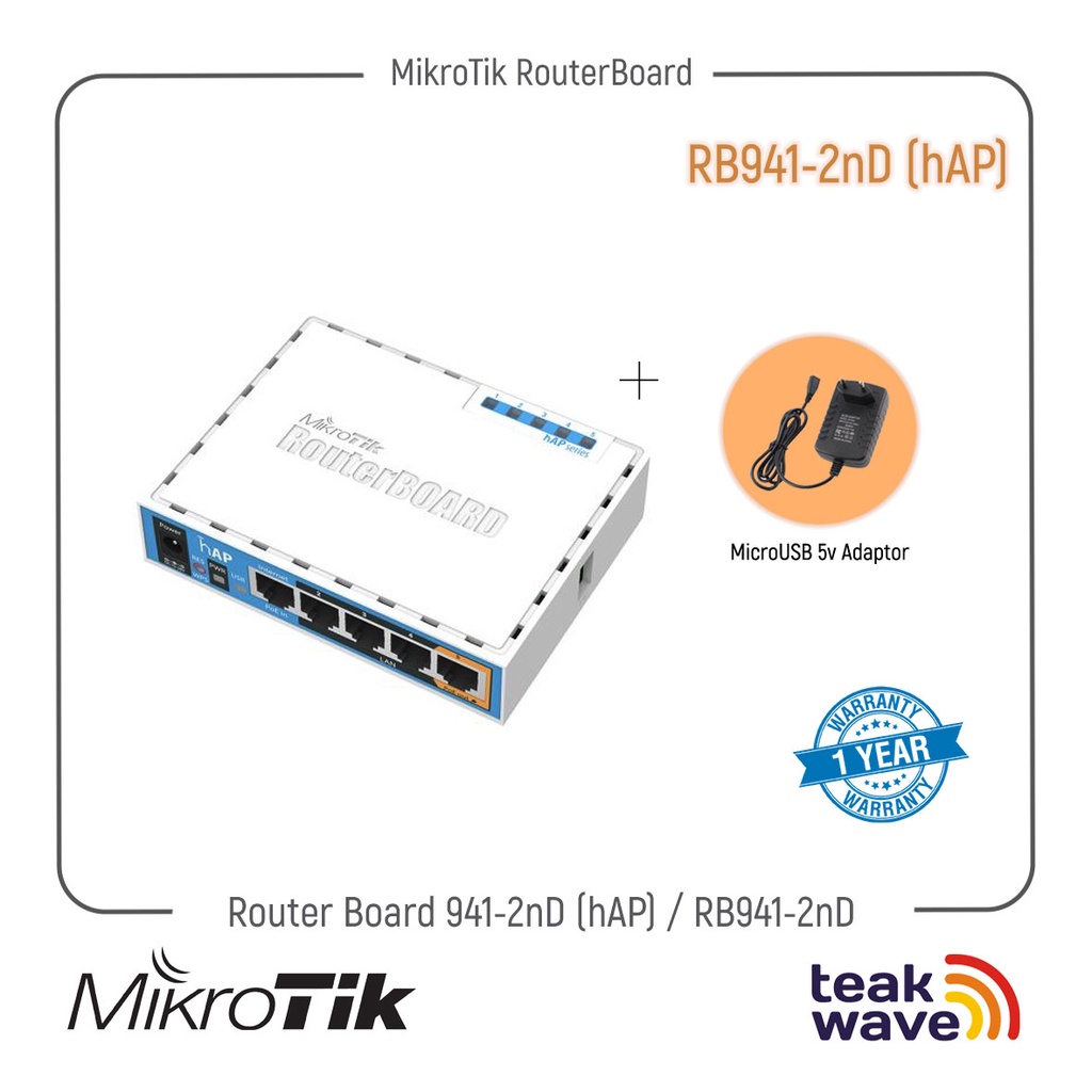 Jual MikroTik RouterBoard 941-2nD (hAP Lite) / RB941-2nD | Shopee Indonesia