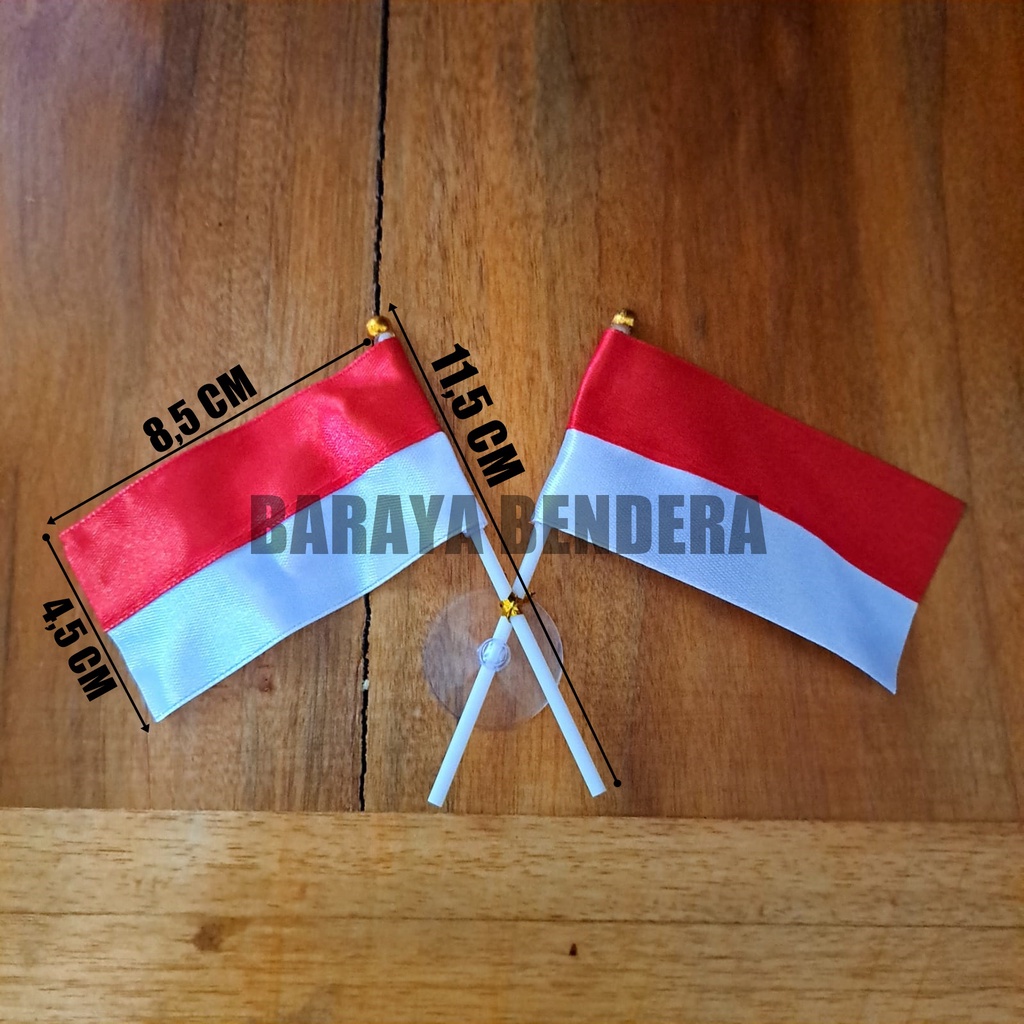 Jual BENDERA INDONESIA KACA MOBIL/RUMAH/PERKANTORAN MINI MERAH PUTIH ...