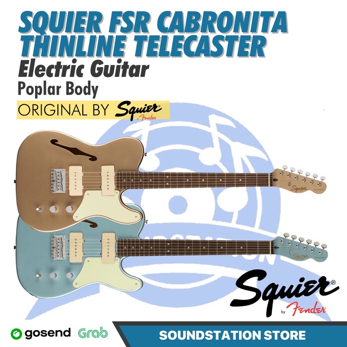 Jual Squier FSR Cabronita Thinline Telecaster Electric Guitar - Elektrik | Shopee Indonesia