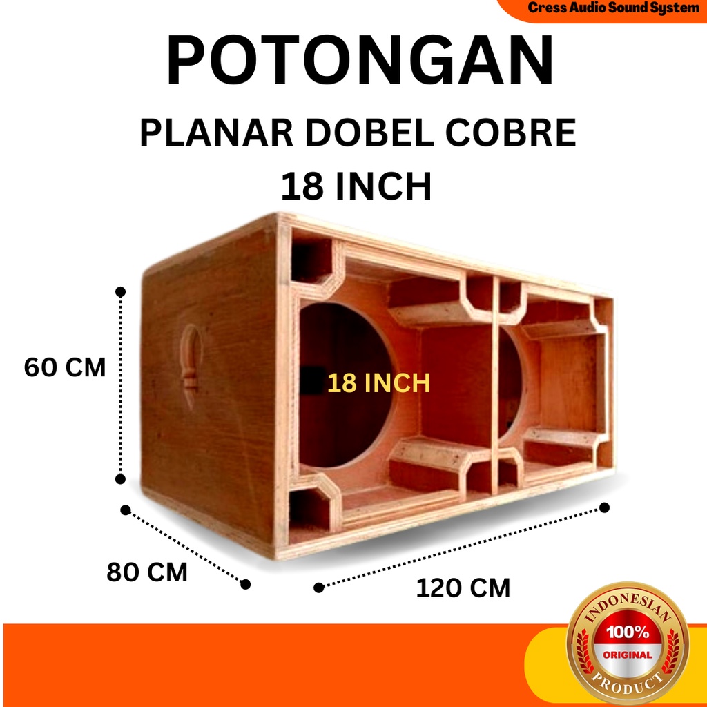 Jual POTONGAN Box Planar Doble Brewog18 Inch Triplek 18 Mm | Shopee Indonesia