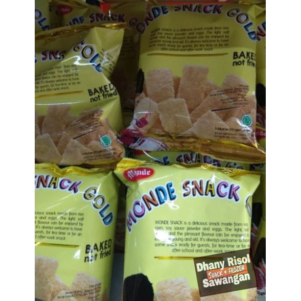 Jual Monde snack Gold 60gr | Shopee Indonesia