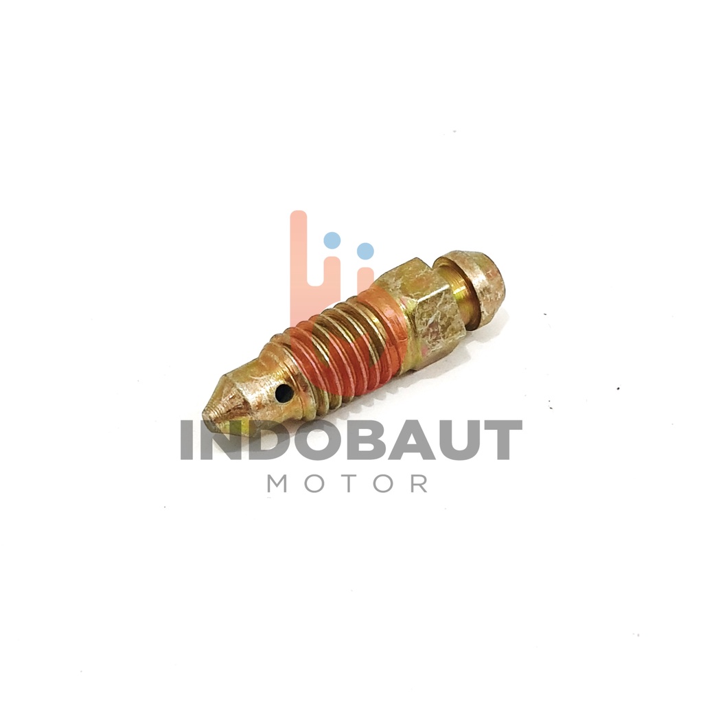 Jual Baut Nepel Angin M8 x 1.25 Drat Kasar Kuning | Shopee Indonesia