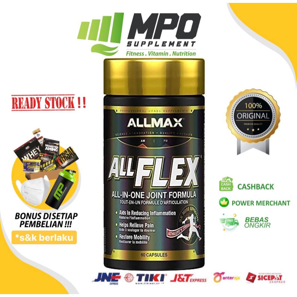 Jual Allmax Allflex 60 caps Allmax Nutrition Allflex All Flex Joint ...