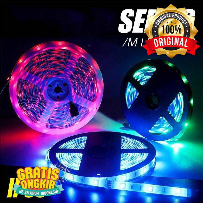 Jual RGB LED Strip 2835 300 LED 5 Meter with Remote Control - GB302 ...