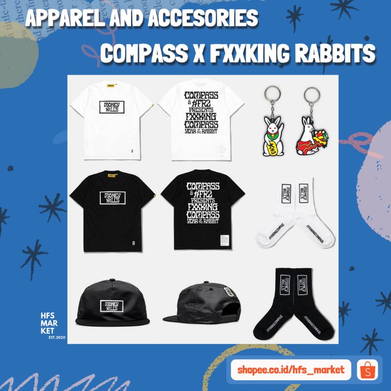 Jual [100%ORIGINAL] COMPASS X FXXKING RABBITS - APPAREL DAN ACCESORIES ...