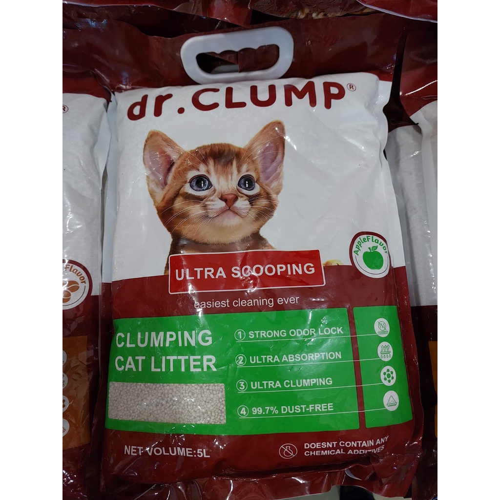 Jual Pasir Kucing Dr Clump 5 Liter Apel / Pasir Bagus / Pasir Gumpal ...
