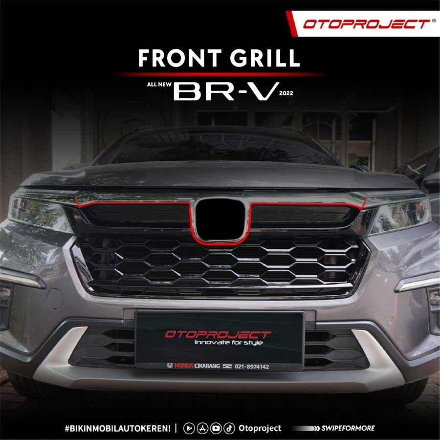 Jual Otoproject - Front Grill All New BRV 2022 New Design | Shopee ...