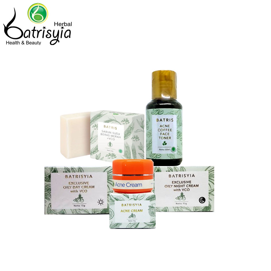 Jual Batrisyia Herbal Paket Promo Acne Series 1 Jerawat | Shopee Indonesia
