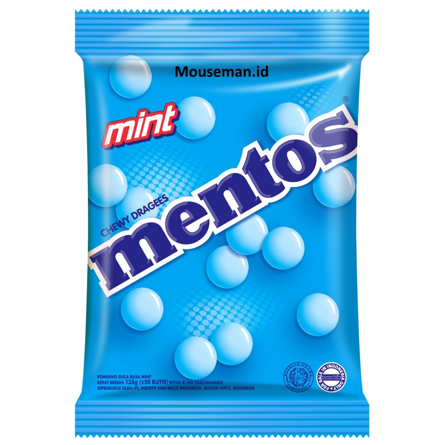 Jual Mouseman - Mentos MINT Candy Assorted Bag Premium SHARING PACK ...