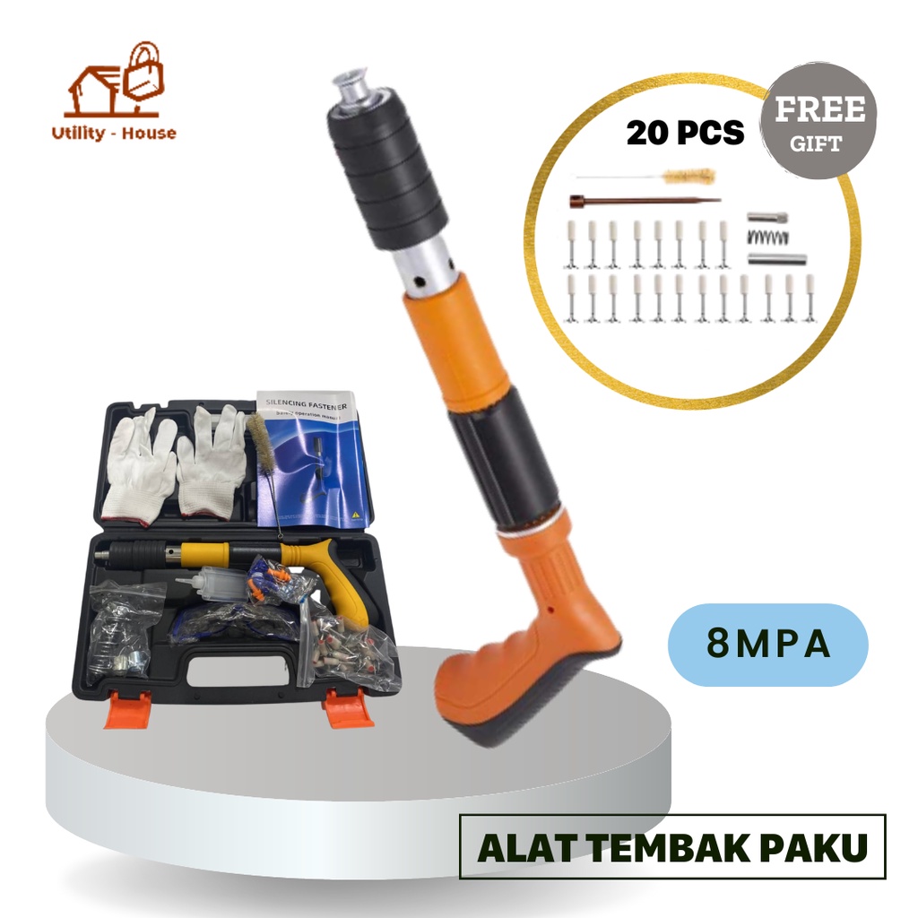Jual Alat Paku Tembak Beton 8MPA Pistol Paku untuk Memperbaiki Pipa Air ...